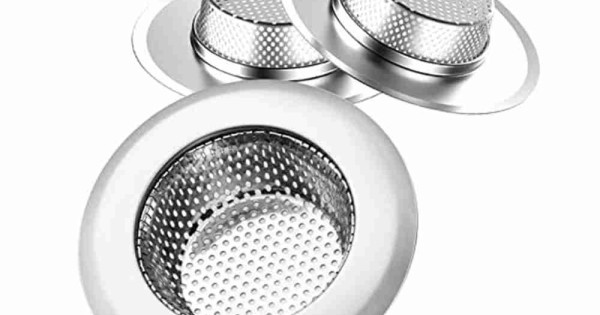 RVS gootsteen zeef groot